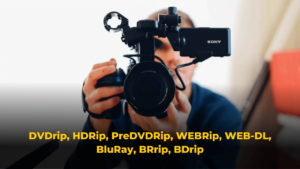 What does DVDrip, HDRip, WEBRip, PreDVDRip & WEB-DL mean?