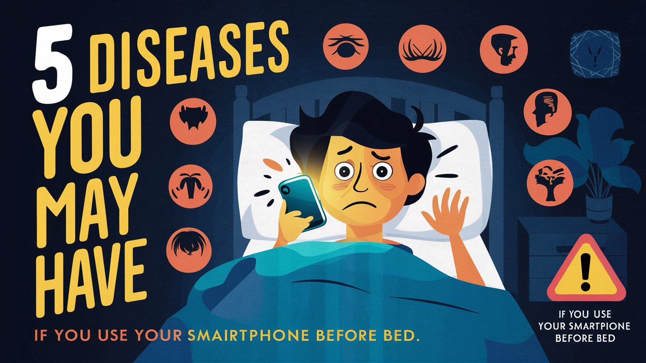 5 Diseases you may have if you use Smartphone before going to bed