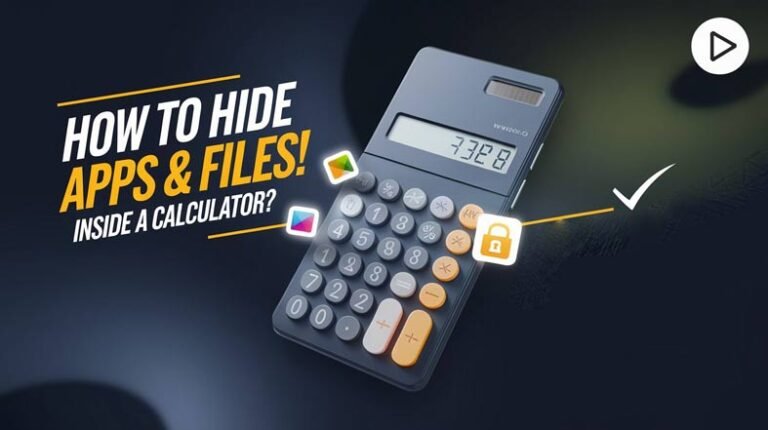 How to Hide apps/photos/videos (files) inside a Calculator?