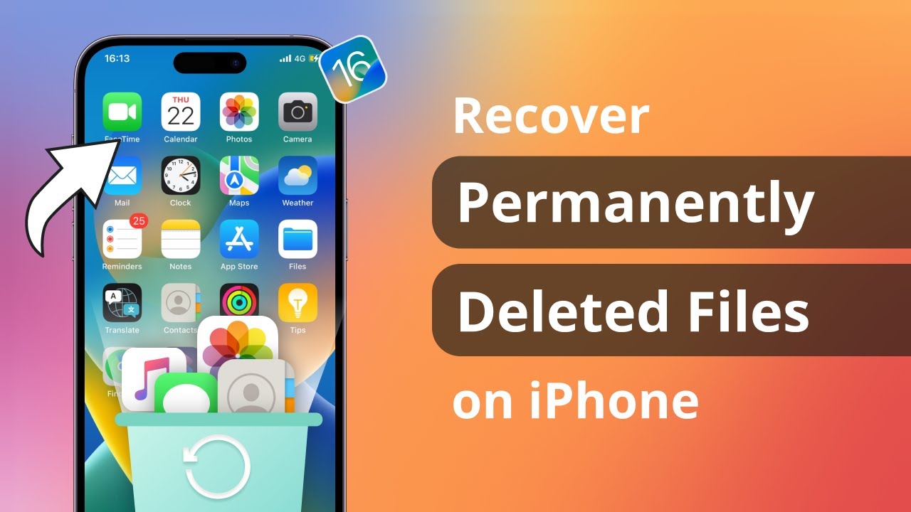 How to Recover Permanently Deleted Files on iPhone without Backup