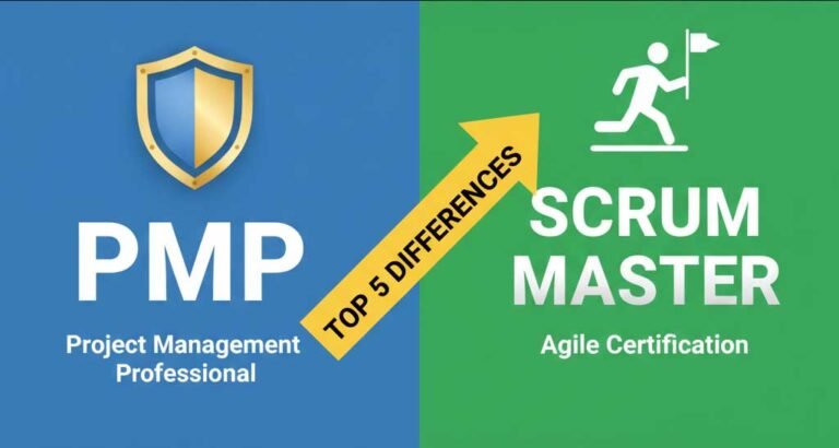 Top 5 Differences Between PMP and Scrum Master Certification